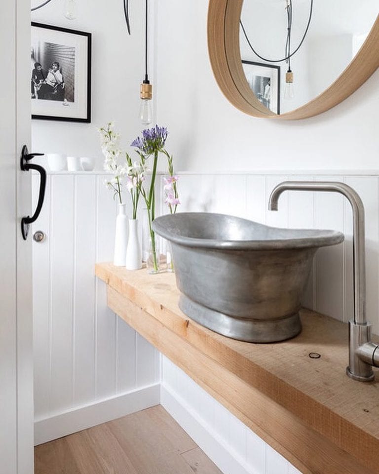 Lavabo Rústico: 40 ideias e inspirações - Dicas Decor