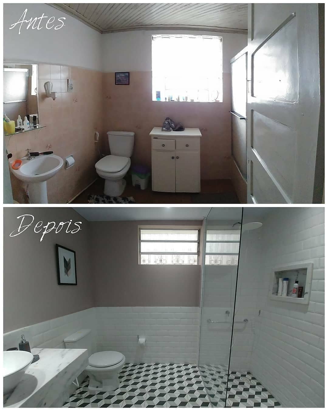 Reforma de banheiro: 41+ ideias e dicas com antes e depois - Dicas Decor