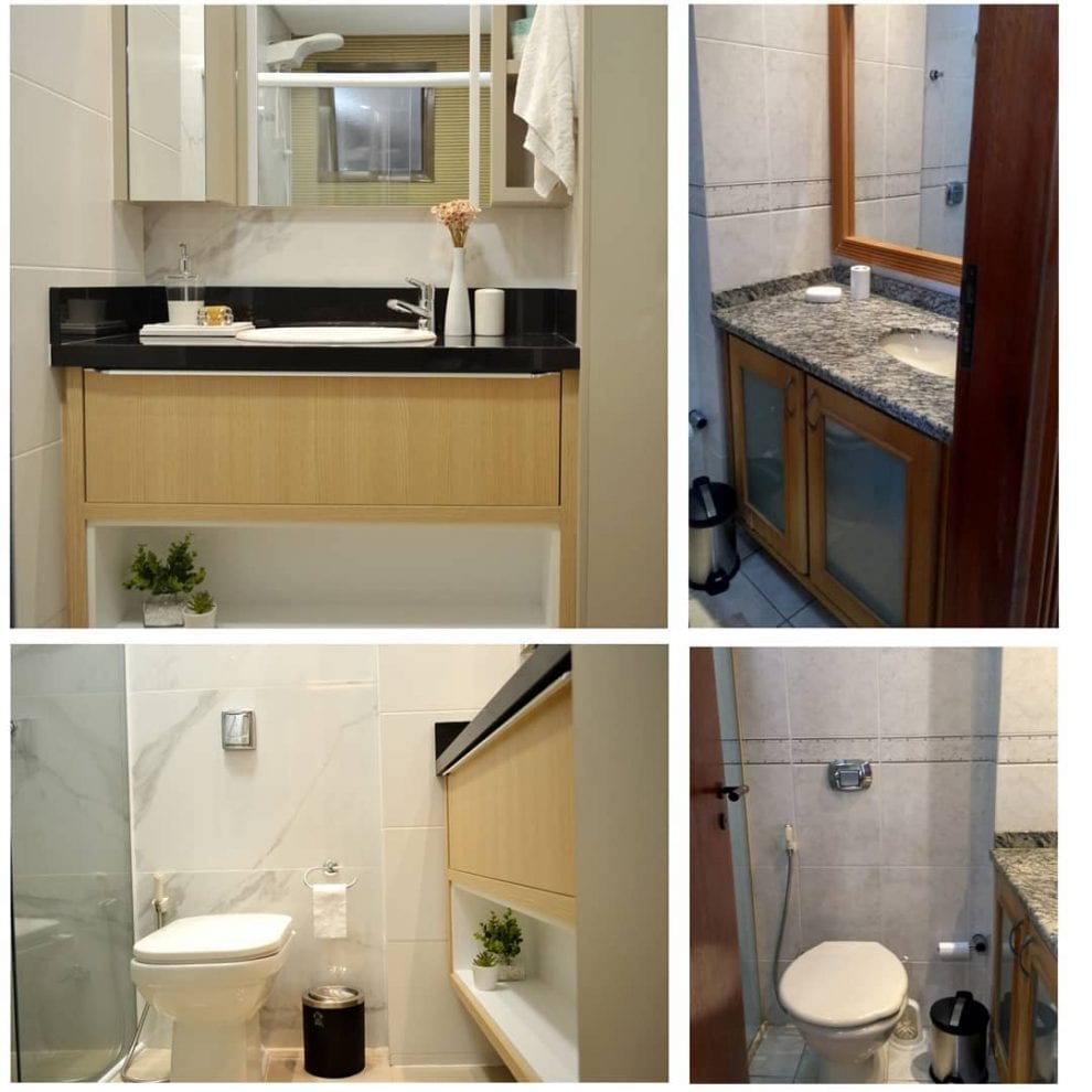 Reforma de banheiro: 41+ ideias e dicas com antes e depois - Dicas Decor