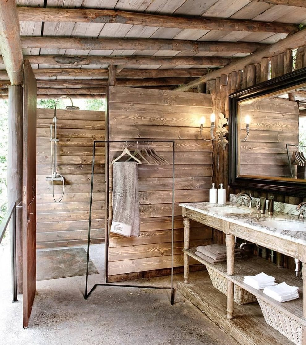 Banheiro Rústico: 50 fotos e inspirações - Dicas Decor