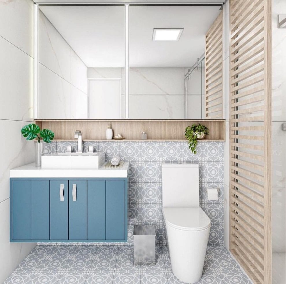 Espelho para banheiro: Espelhe-se nessas 50 fotos e dicas! - Dicas Decor