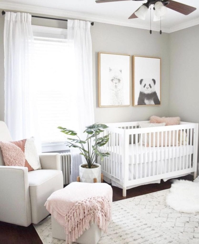 Quarto de bebê menina: 40 fofas inspirações para você! - Dicas Decor