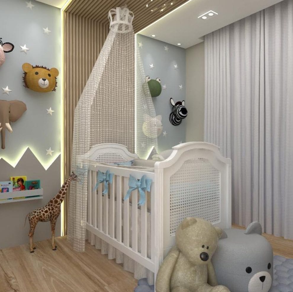 Quarto de bebê menino: 50 ideias lindas para você! - Dicas Decor