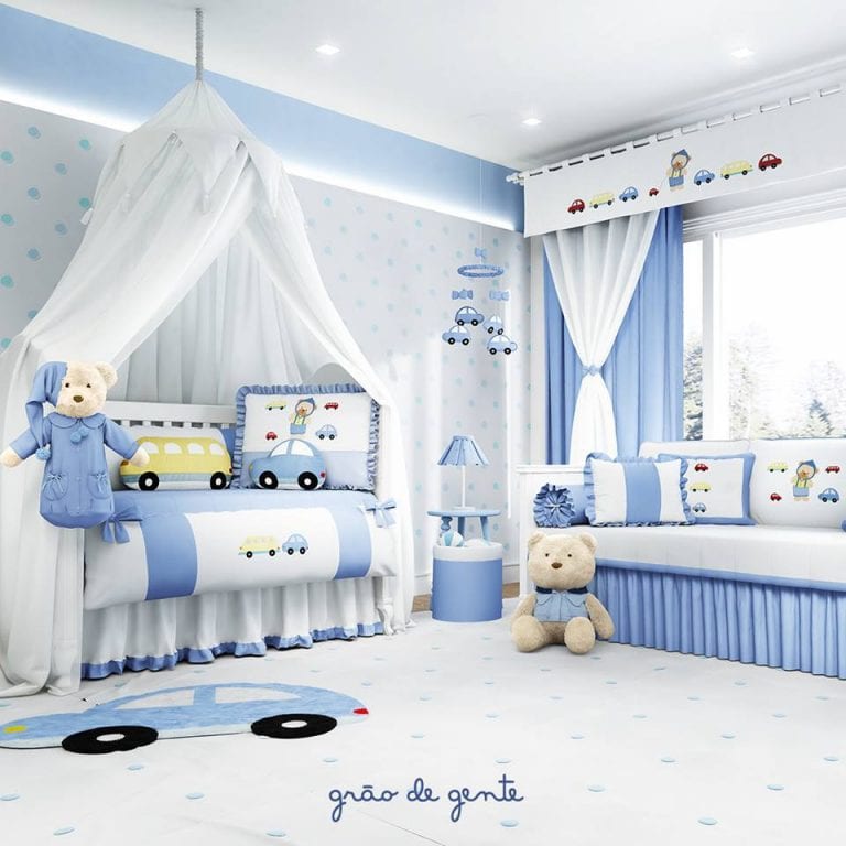 Quarto de bebê menino: 50 ideias lindas para você! - Dicas Decor