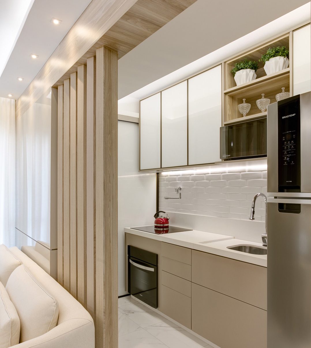 Cozinha bege: 65 decorações para te inspirar! - Dicas Decor