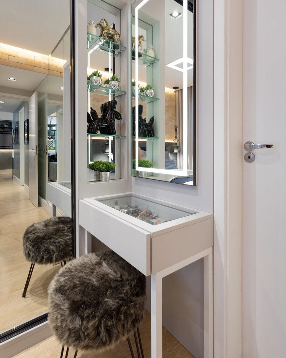 Penteadeira: 50 fotos, modelos e inspirações para ter a sua! - Dicas Decor