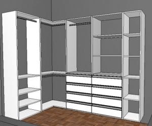 Projetos de closet: 40 projetos com medidas e tamanhos - Dicas Decor