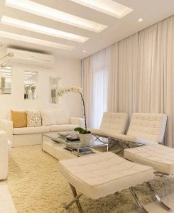 Sala clean: 60 ótimas ideias para montar a sua! - Dicas Decor