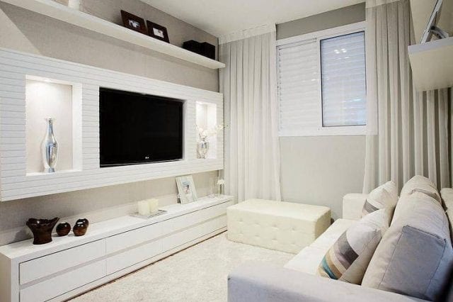 Sala clean: 60 ótimas ideias para montar a sua! - Dicas Decor