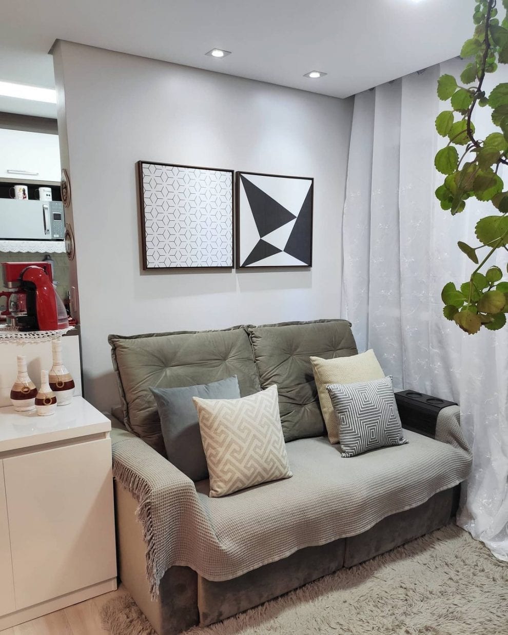 Sofá pequeno: 60 diferentes modelos para sua sala! - Dicas Decor