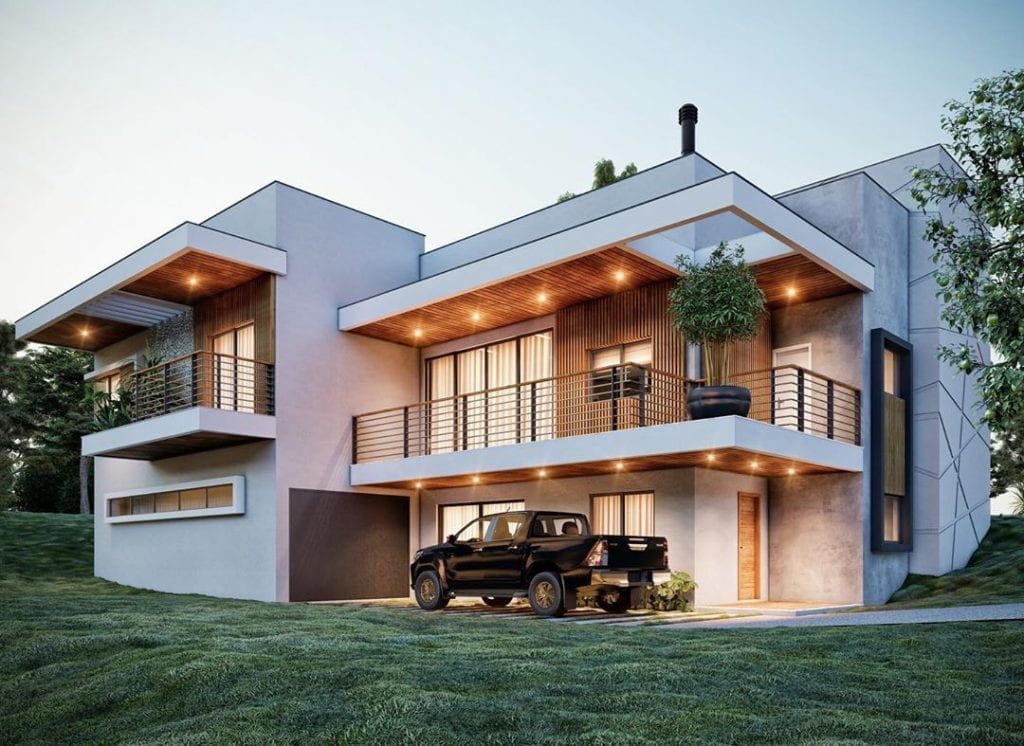 Fachada de sobrado: +60 incríveis ideias e inspirações! - Dicas Decor