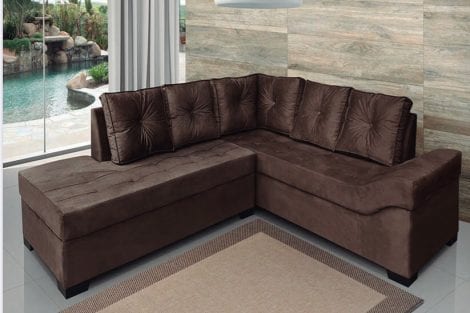 Sofá em L: +50 ótimas ideias, dicas e modelos! - Dicas Decor