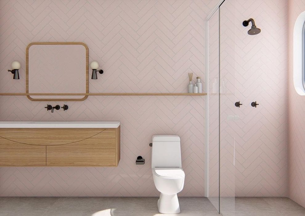 Banheiro Rosa: +50 lindas inspirações e fotos! - Dicas Decor