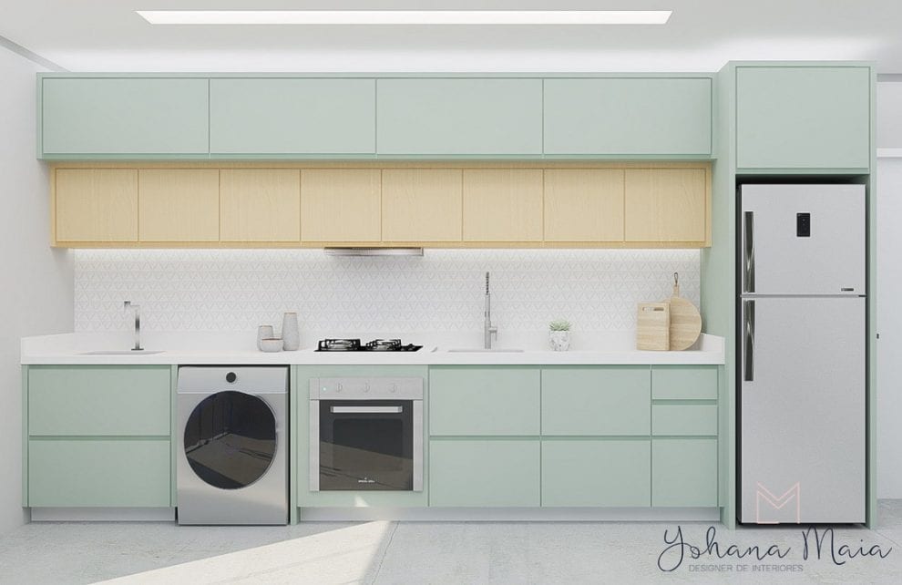 Cozinha Verde: +50 inspirações em diversos tons! - Dicas Decor