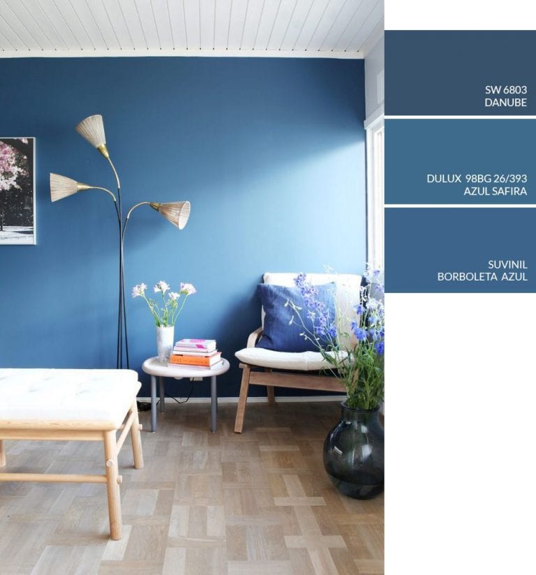Cor Azul na Decoração: Tons de Azul e Como Combinar - Dicas Decor