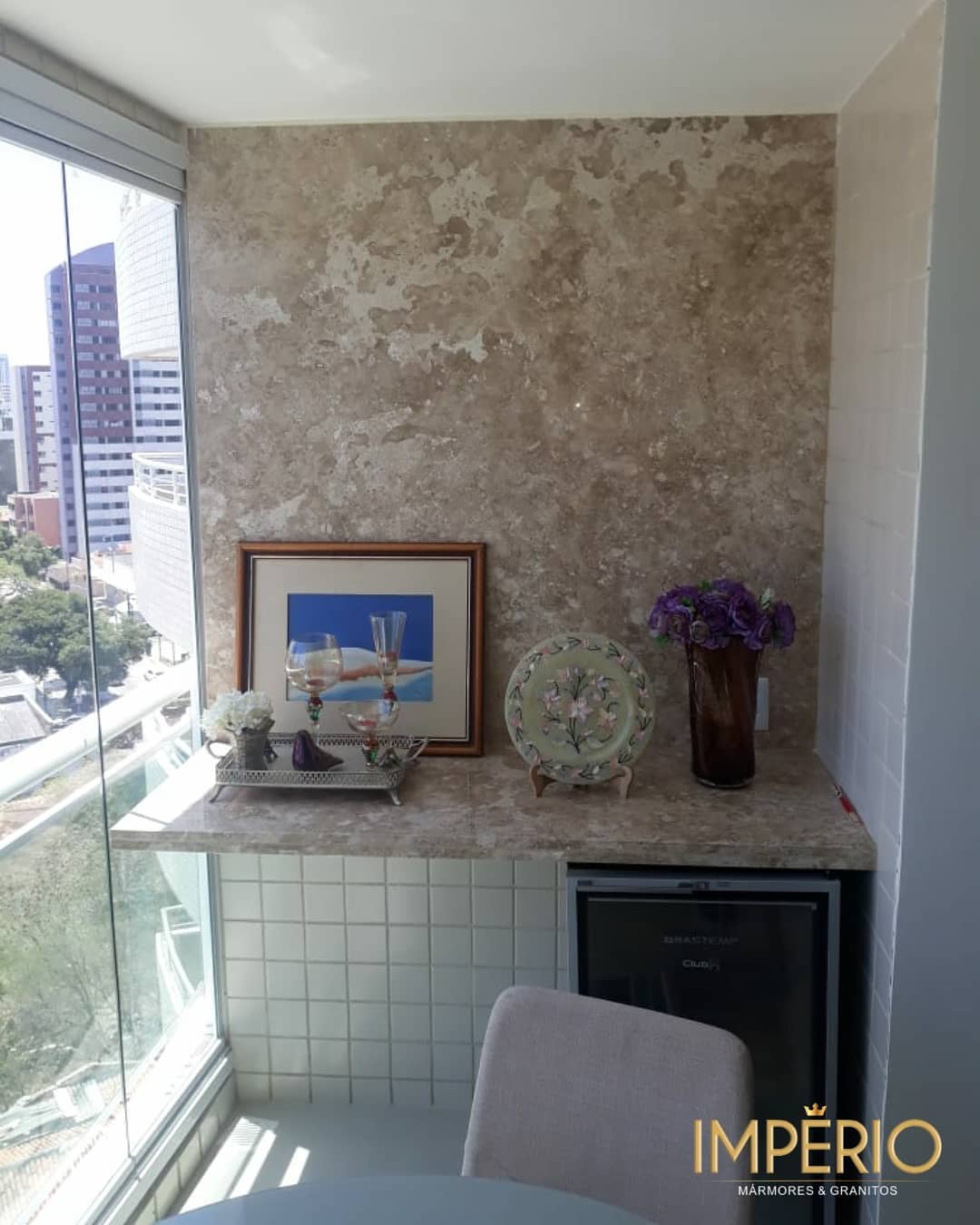Mármore Travertino: 45 incríveis inspirações de decoração! - Dicas Decor