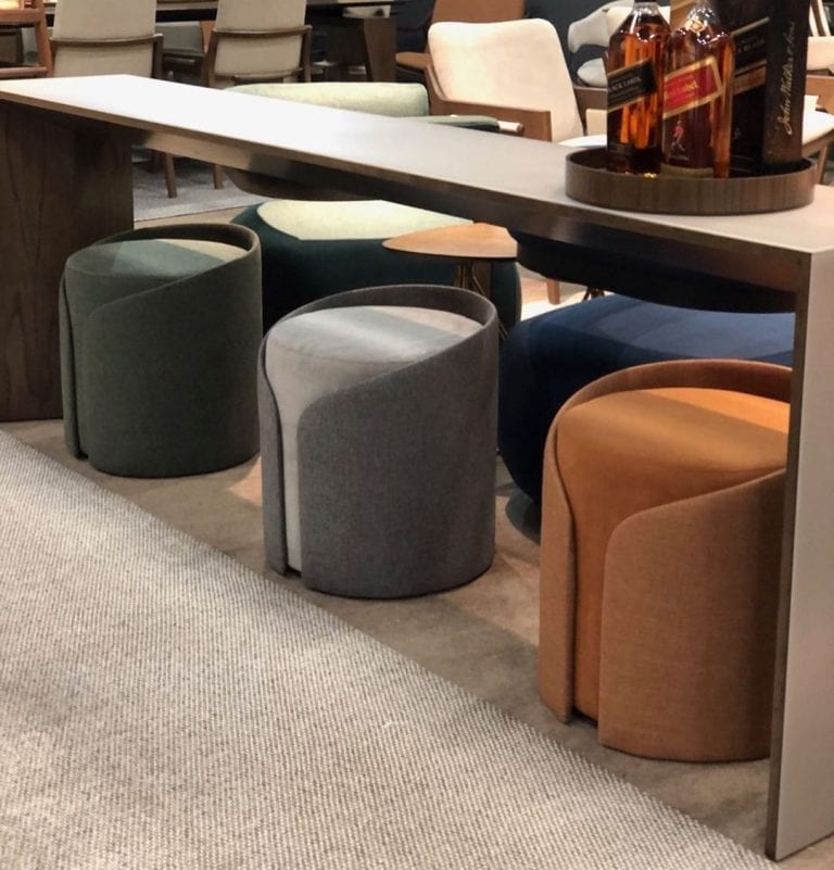 Puff Redondo: 30 Modelos e Dicas de Decoração - Dicas Decor