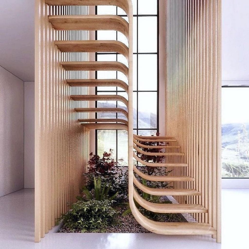 Escada de Madeira: +40 incríveis modelos! - Dicas Decor