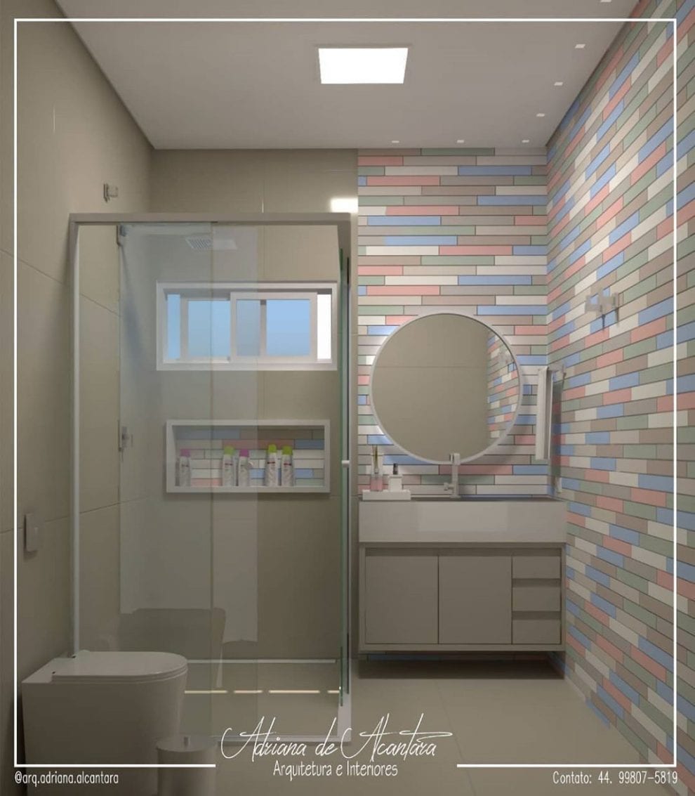 Banheiro Quadrado: Medidas Mínimas e 24 Inspirações - Dicas Decor