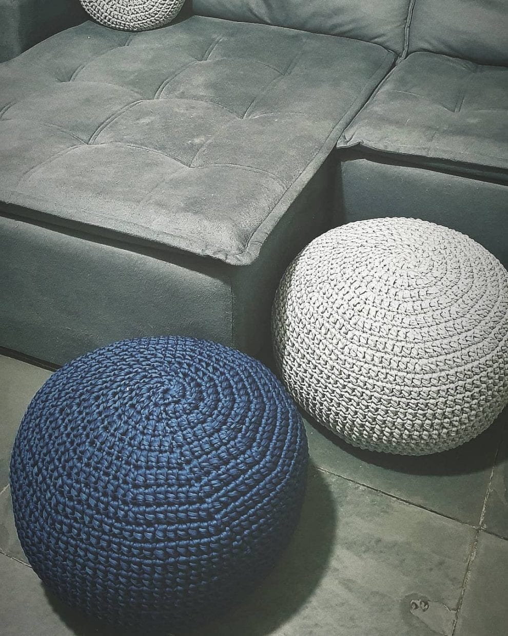 Puff de Crochê: tutoriais, como limpar e 45 modelos! - Dicas Decor