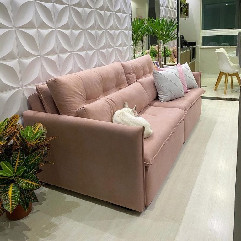 Sofá Rosa: dicas e 40 lindos modelos! - Dicas Decor