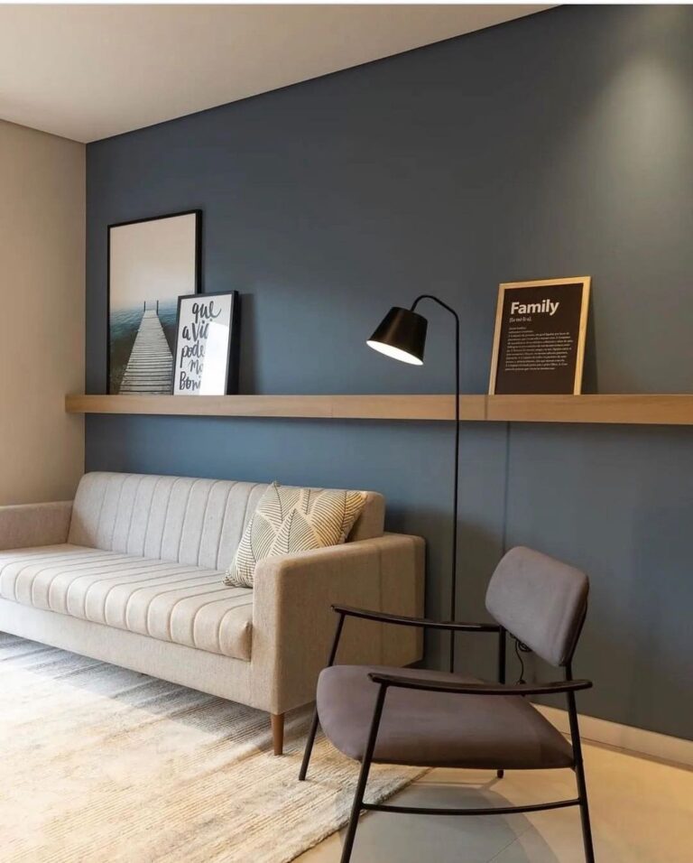 Decoração Sala Azul: Como Combinar e +30 Inspirações - Dicas Decor