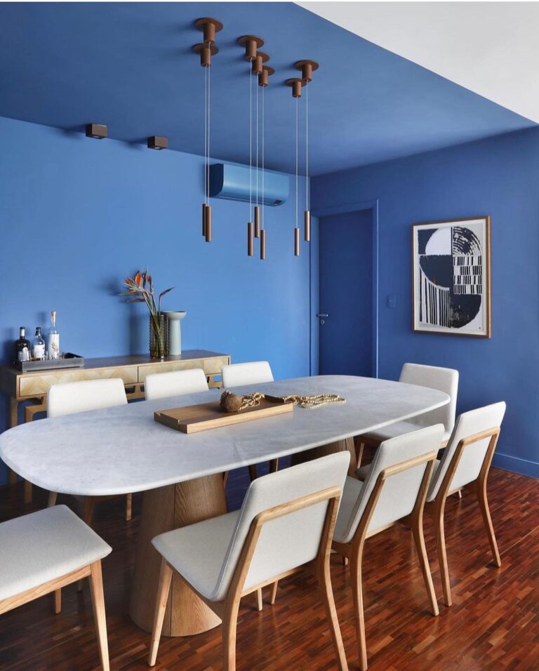 Decoração Sala Azul: Como Combinar e +30 Inspirações - Dicas Decor