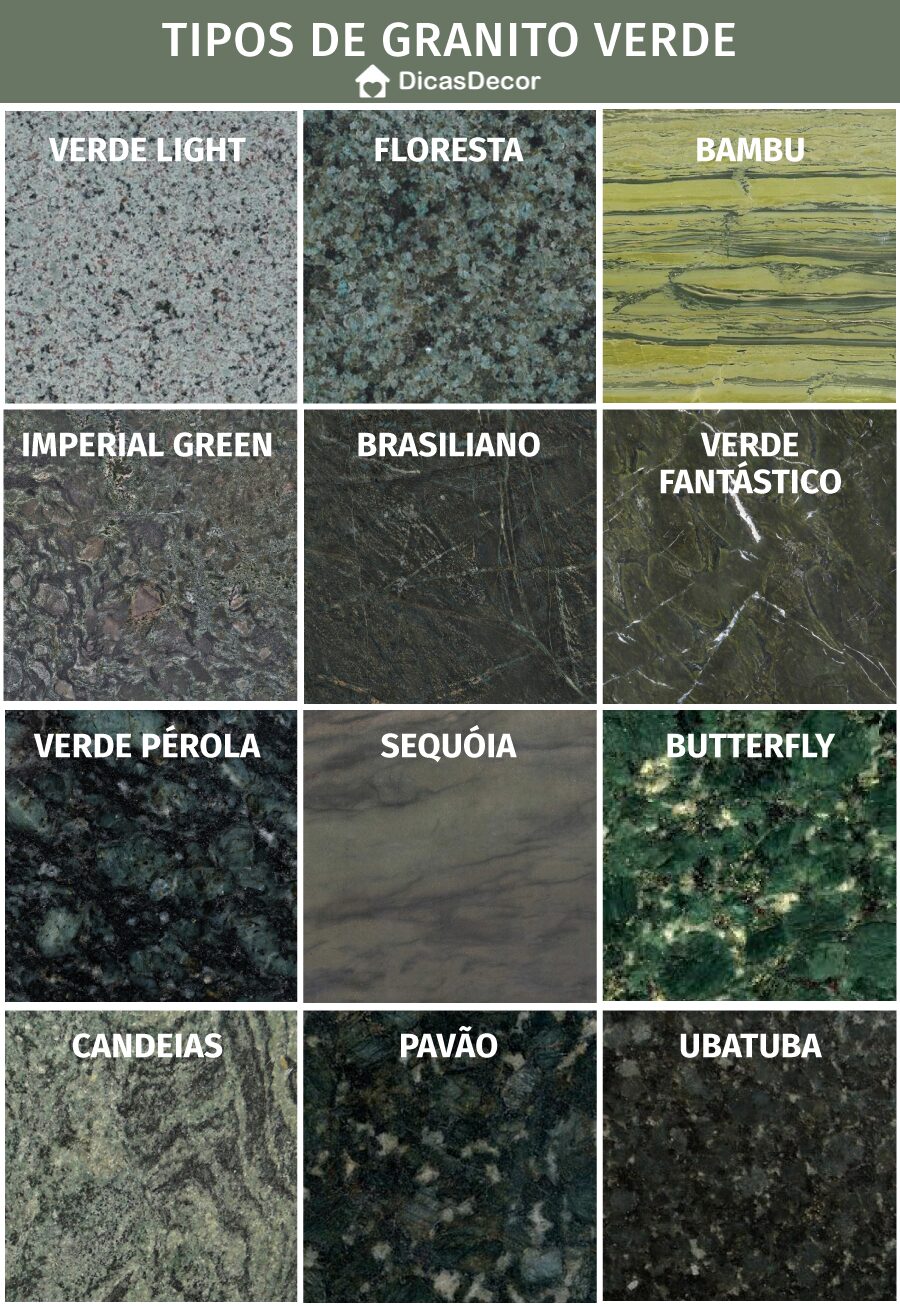 Granito Verde: Conheça os Tipos e 14 Inspirações - Dicas Decor