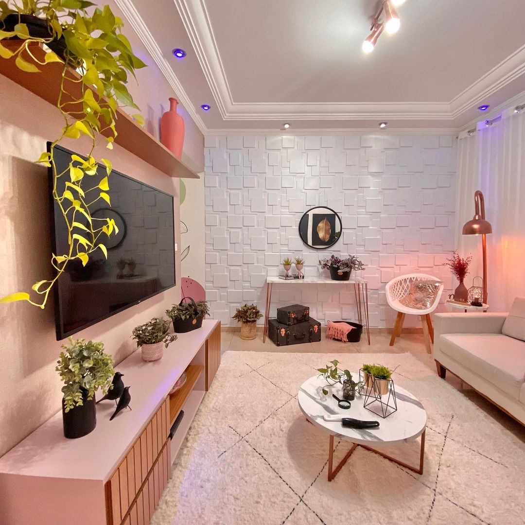 Cor Rosa na Decoração: Como Combinar +20 Inspirações - Dicas Decor