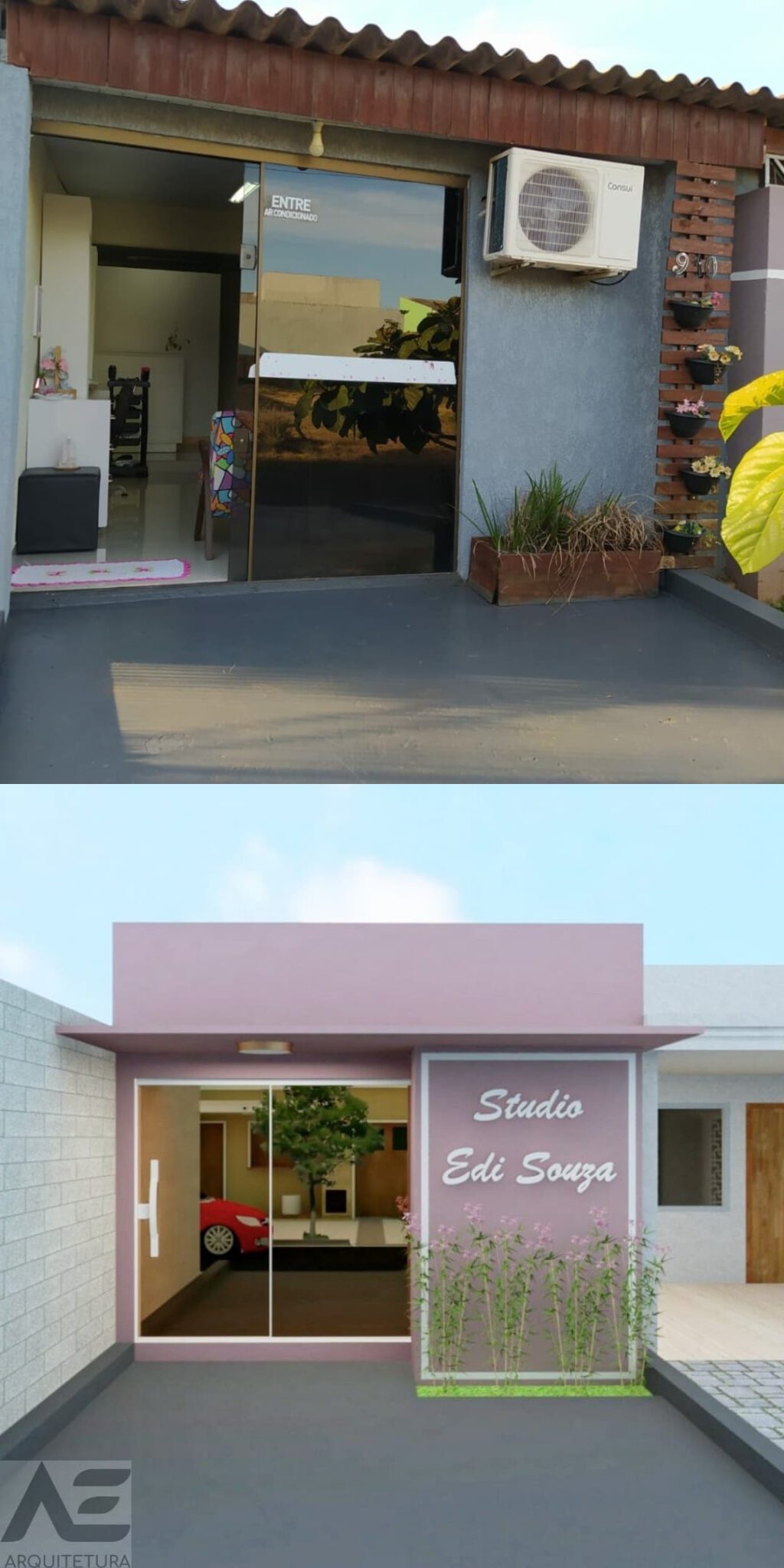 Fachada de Cabeleireiro/Salão de Beleza: +20 Ideias e Lindas ...