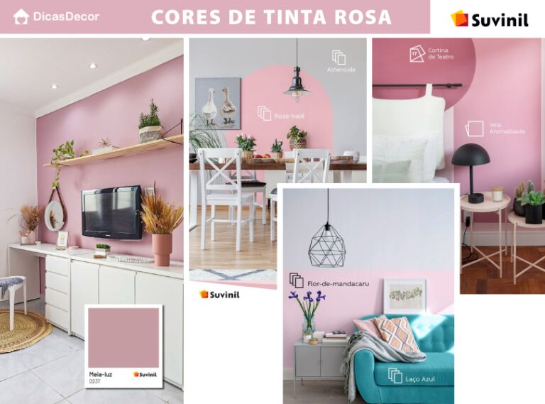 Cor Rosa na Decoração: Como Combinar +20 Inspirações - Dicas Decor