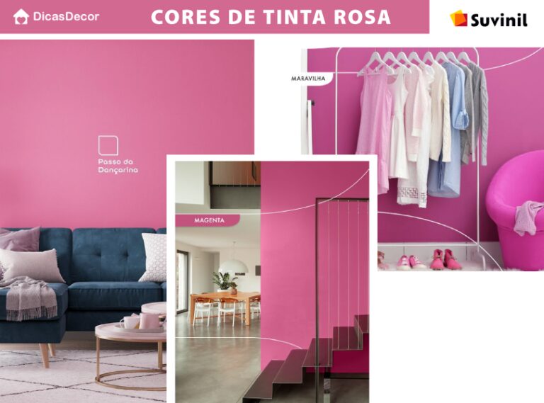 Cor Rosa na Decoração: Como Combinar +20 Inspirações - Dicas Decor