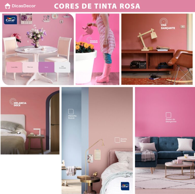 Cor Rosa na Decoração: Como Combinar +20 Inspirações - Dicas Decor